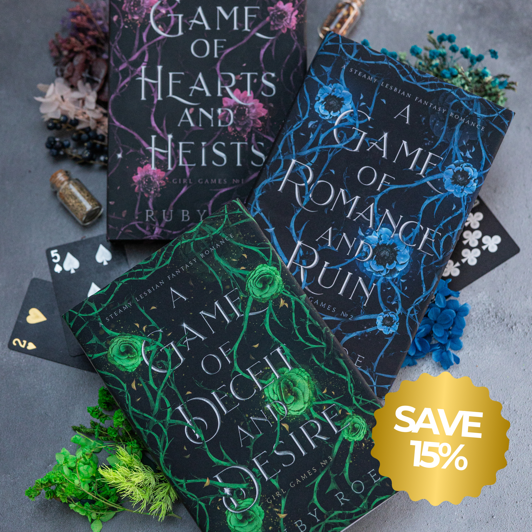Girl Games Trilogy Bundle — Signed Sapphic Fantasy Romance Bundle ...